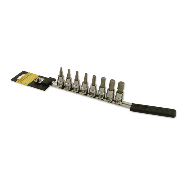 Cruztools kuusikulmainen hylsysarja 3/8" Drive metriset koot