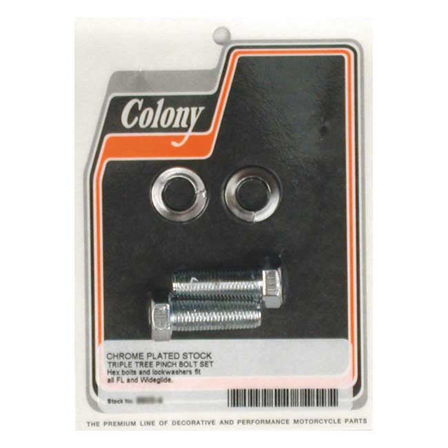 Colony Triple Tree Pinch Bolt Set FL; Wide Glide